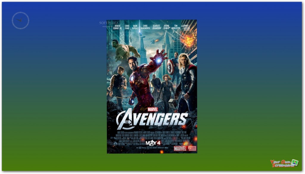 Marvel’s The Avengers Animation Screensaver