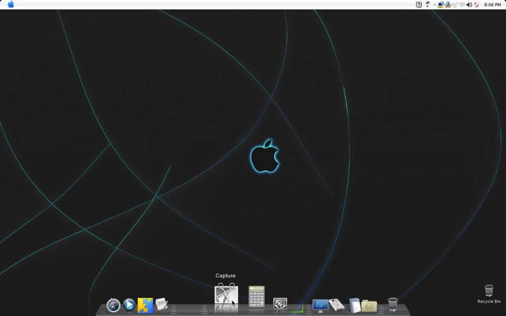Apple USB Windows 7 Rainmeter Skin