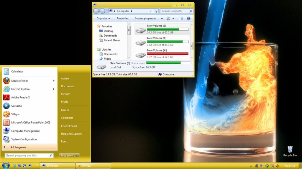 Gold themepack for windows 7