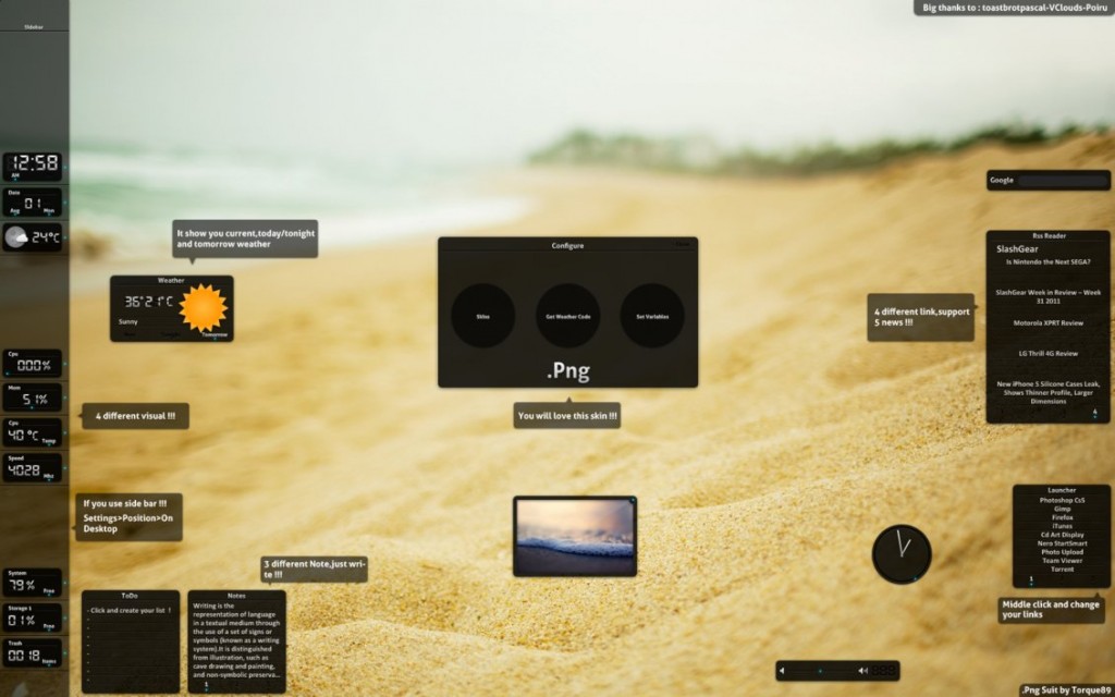 Baltic beach themepack for windows 7