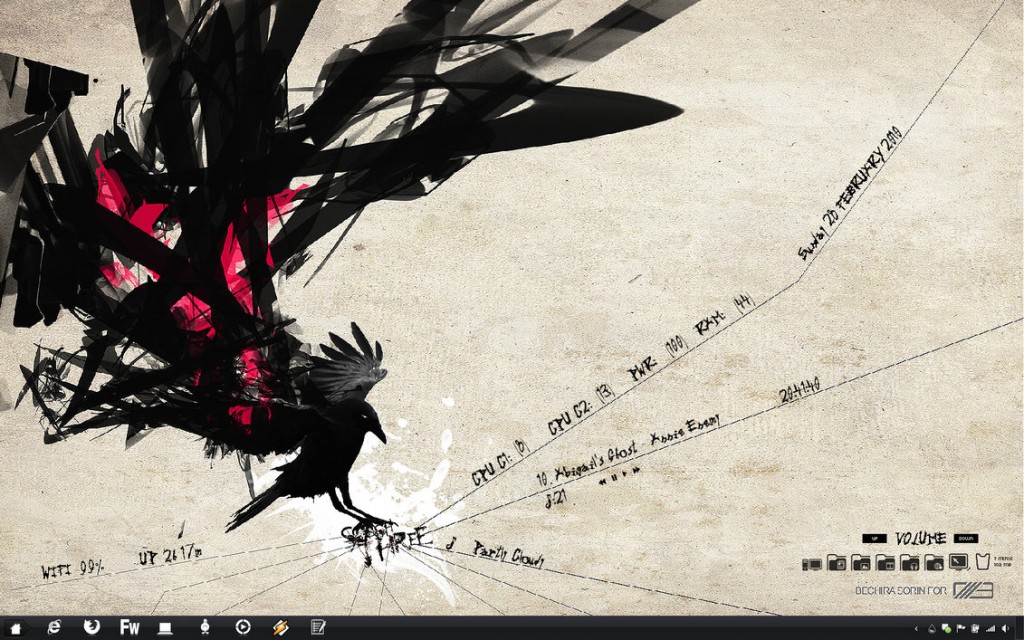 Metric Black Rainmeter Theme