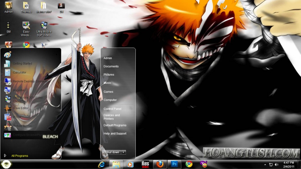 Bleach Rainmeter Theme