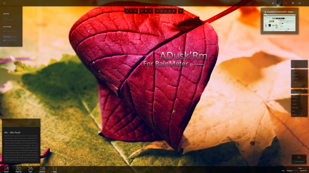 Dusk and dawn themepack for windows 7