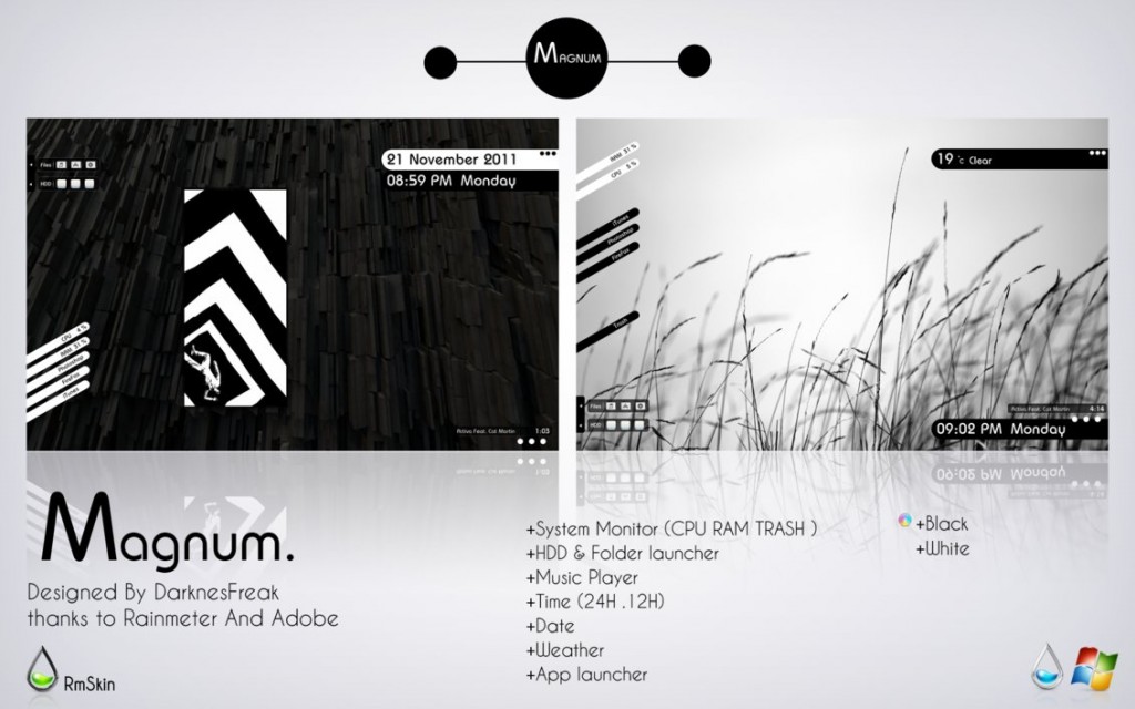 Magazined Rainmeter Skin