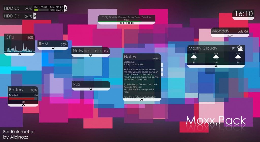 Neon Skin Pack Windows 7 Visual Style