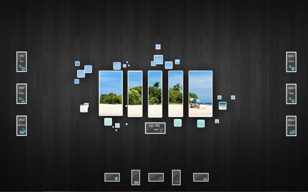 New wave nature theme for windows 7