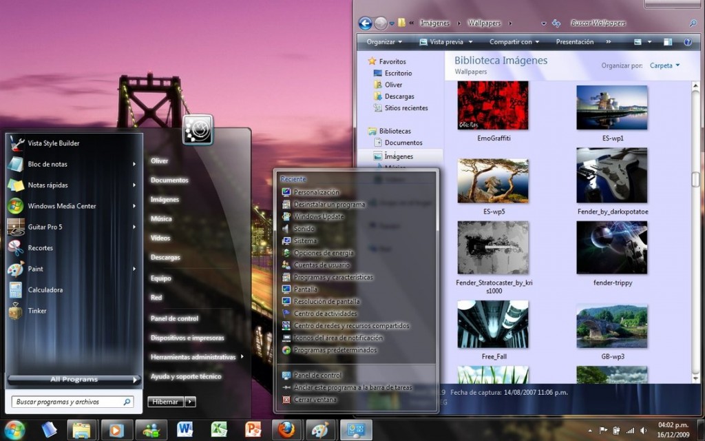 Nightfall Visual Style Theme for Windows7