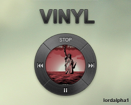 Vinyl Green Windows 7 Rainmeter Theme
