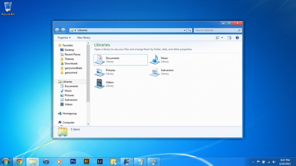 Polymer preview 2 theme for windows 7
