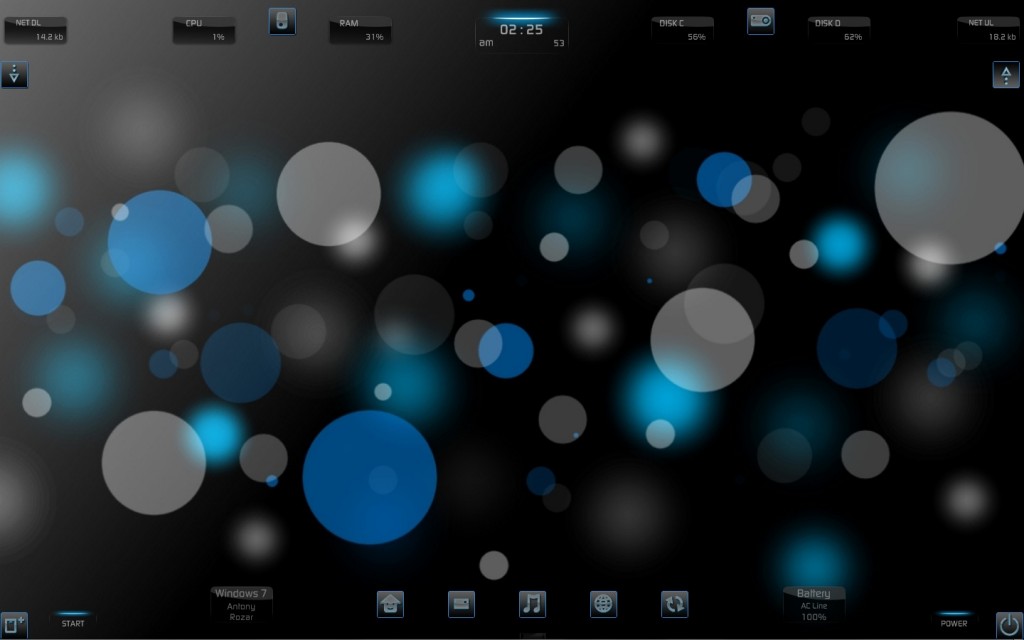 Windows 7 Utilities Rainmeter Skins
