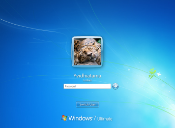 Classic Windows 7 Logon Screen