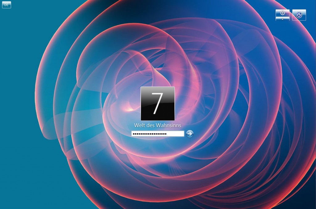 Windows 7 Utilities Logon Screens