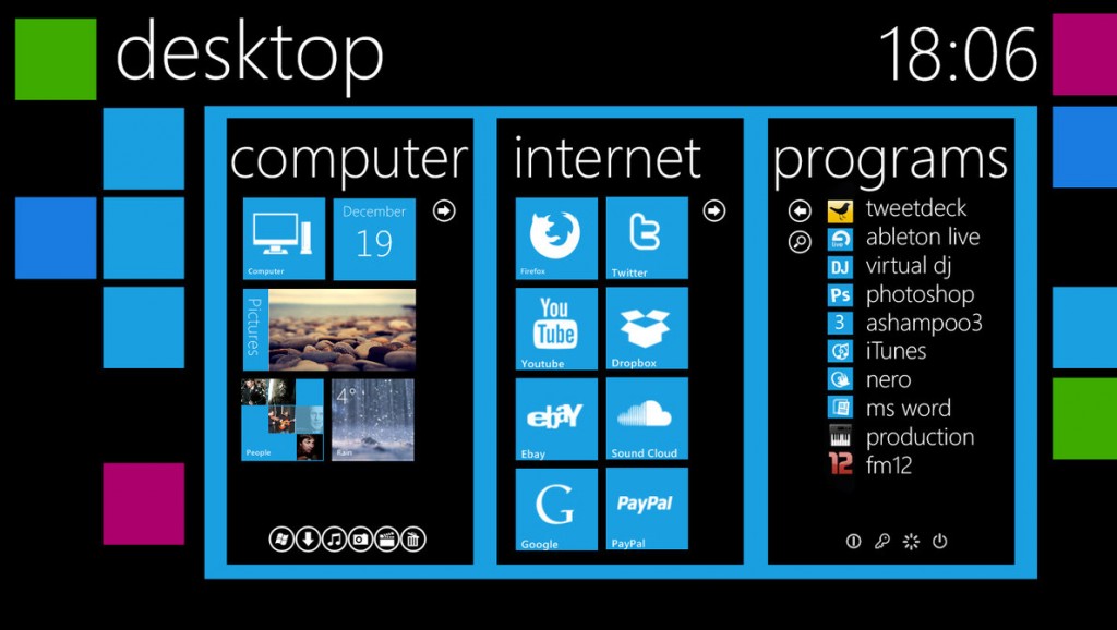 Windows 7 Utilities Rainmeter Skins