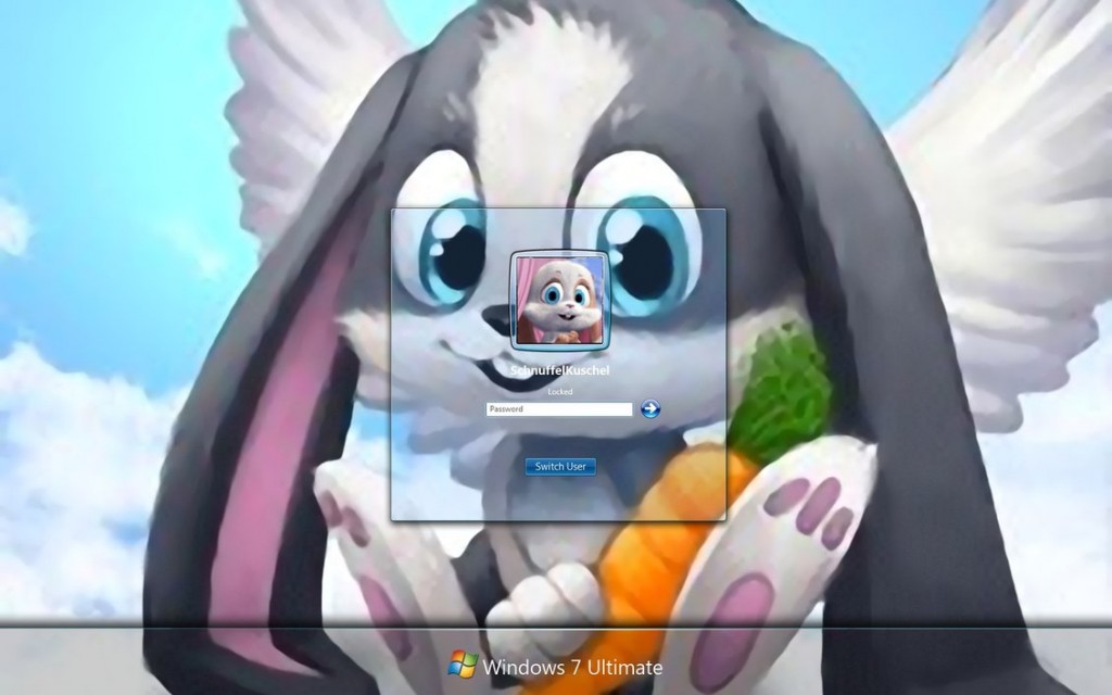 Schnuffel Love Windows7 Logon Screen
