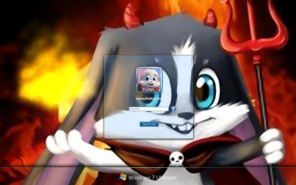 schnuffel Moonshine Windows7 Logon Screen