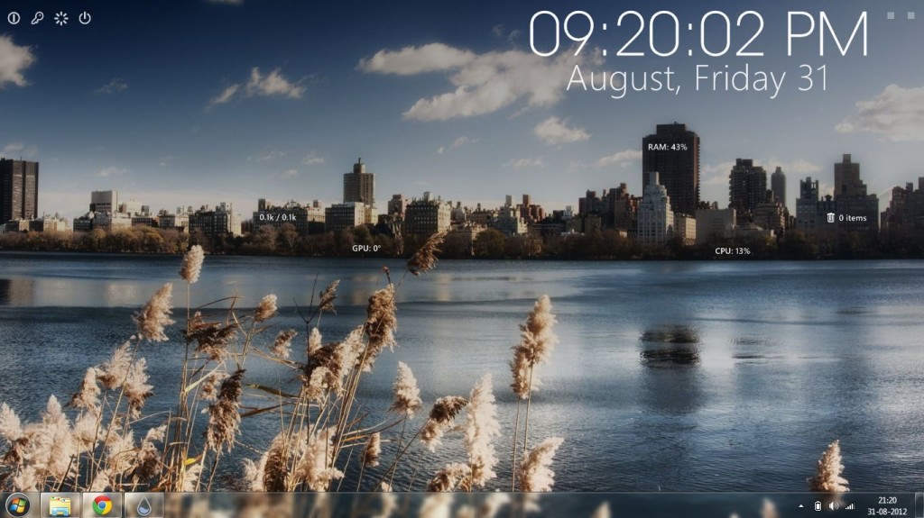 Walkman Rainmeter Theme for Windows7