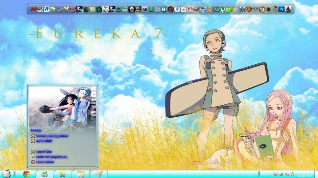 Sky VS Visual Style Theme for Windows7